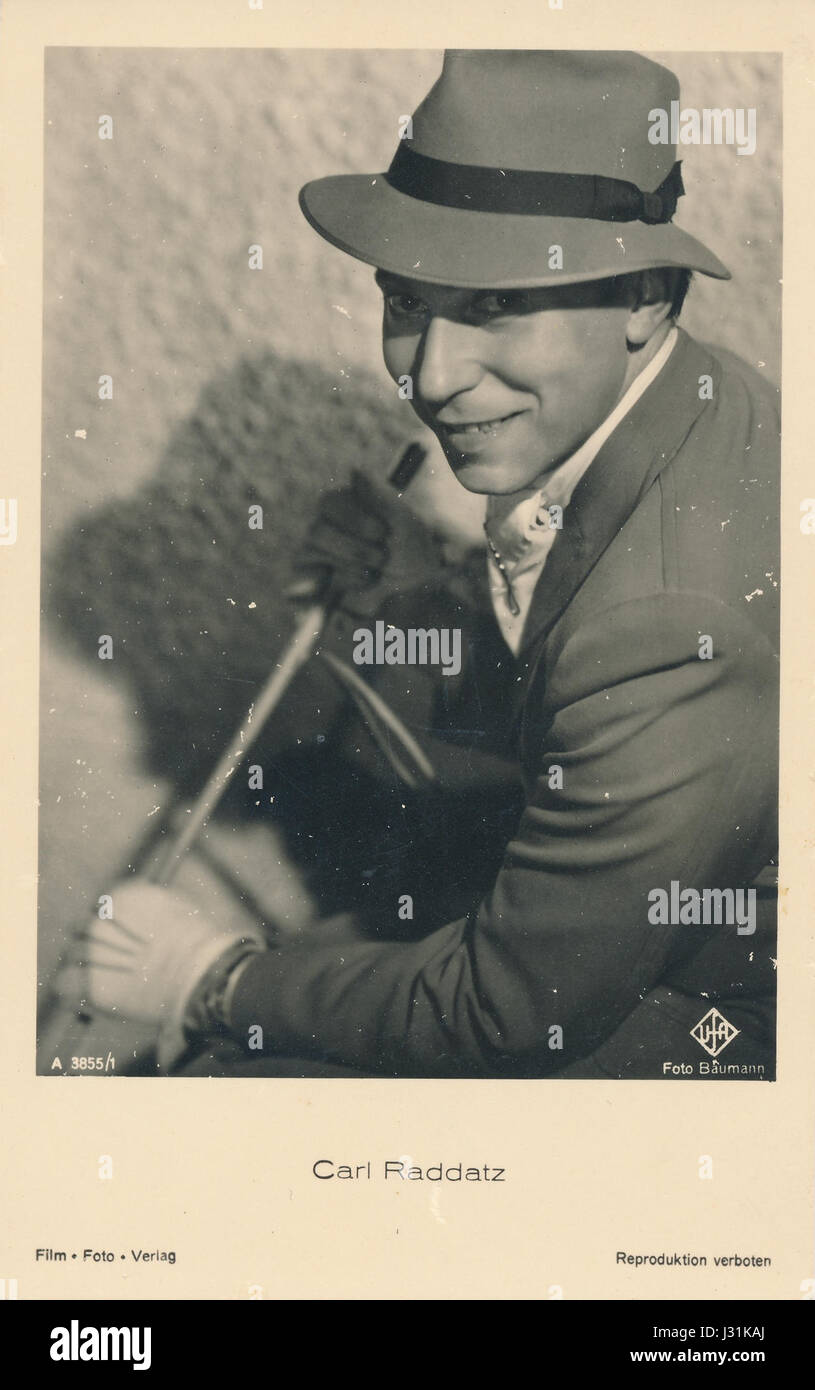 Carl Raddatz 3855-1 Ufa Baumann Ross-Verlag Stock Photo - Alamy