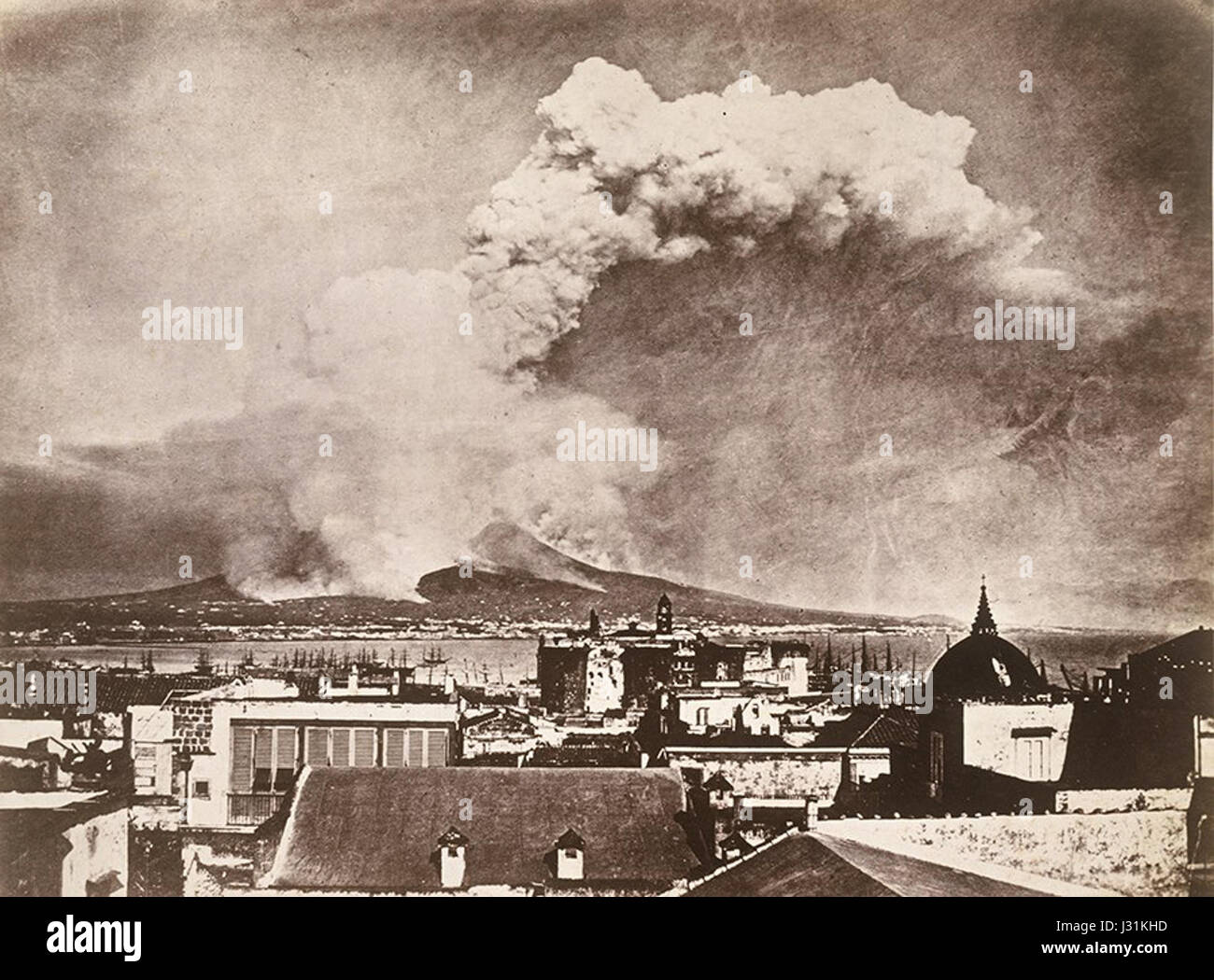 The 1872 eruption of Mount Vesuvius in Italy marked a significant ...