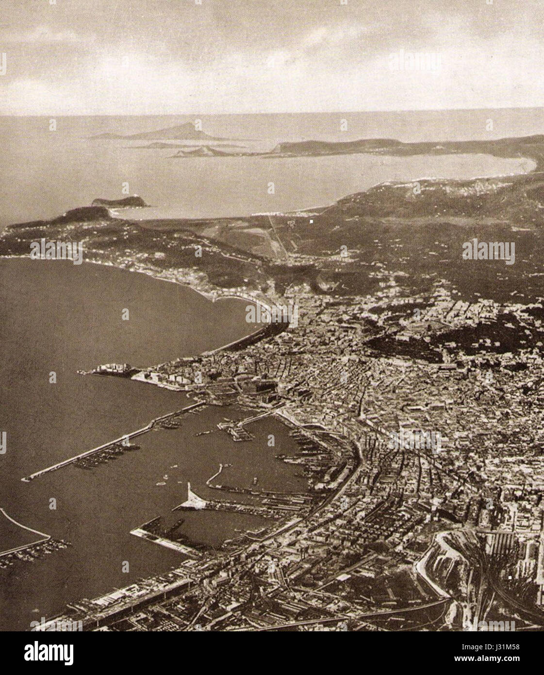 Napoli aerea (1936) refers to an aerial view or map of Naples, Italy ...