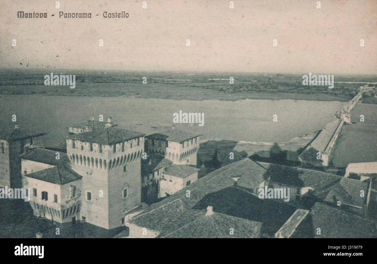 'Panorama di Mantova' is a scenic view of the city of Mantua, Italy ...