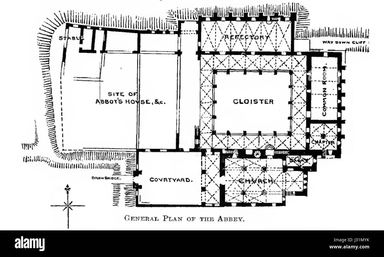 Abbey plan drawing hi-res stock photography and images - Alamy