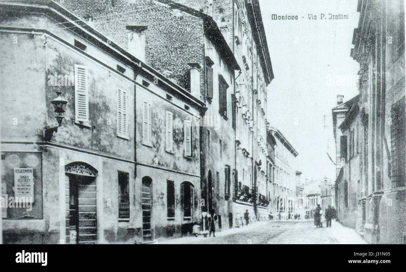 Mantova - Via Frattini Stock Photo - Alamy