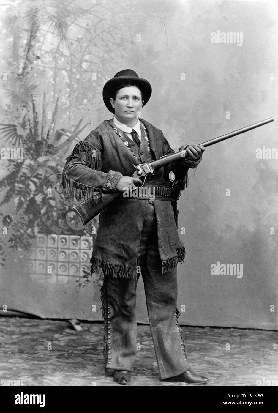 This portrait of Calamity Jane by C.E. Finn captures the famous ...
