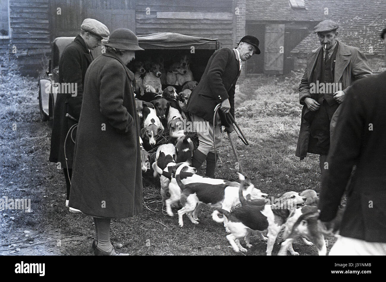 1950s hunting hi-res stock photography and images - Alamy