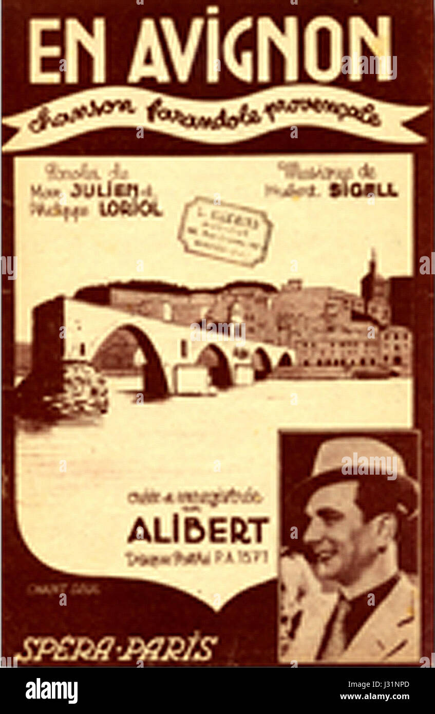 Alibert En Avignon Stock Photo - Alamy
