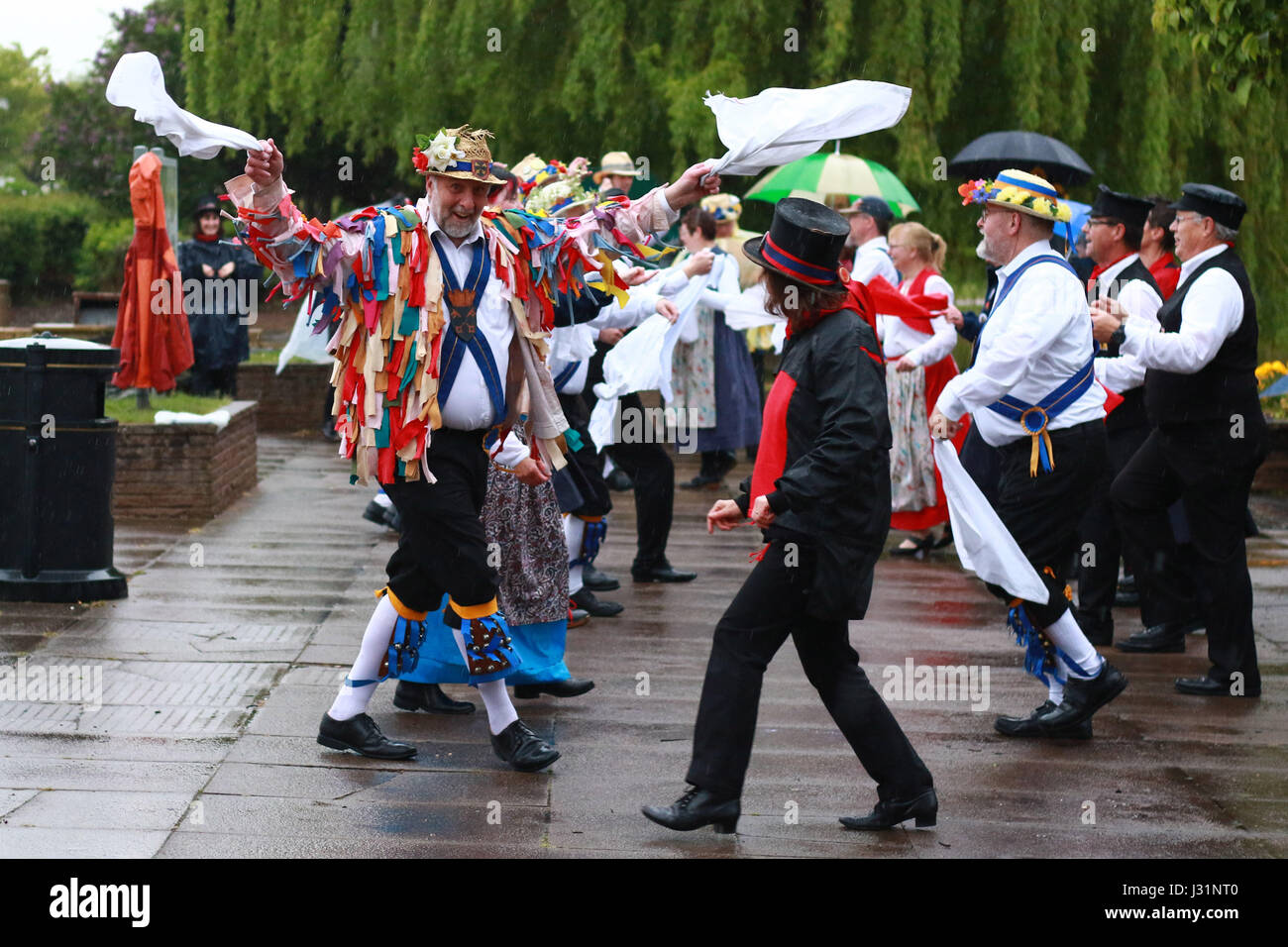 May day morris dancing peterborough hi-res stock photography and images ...