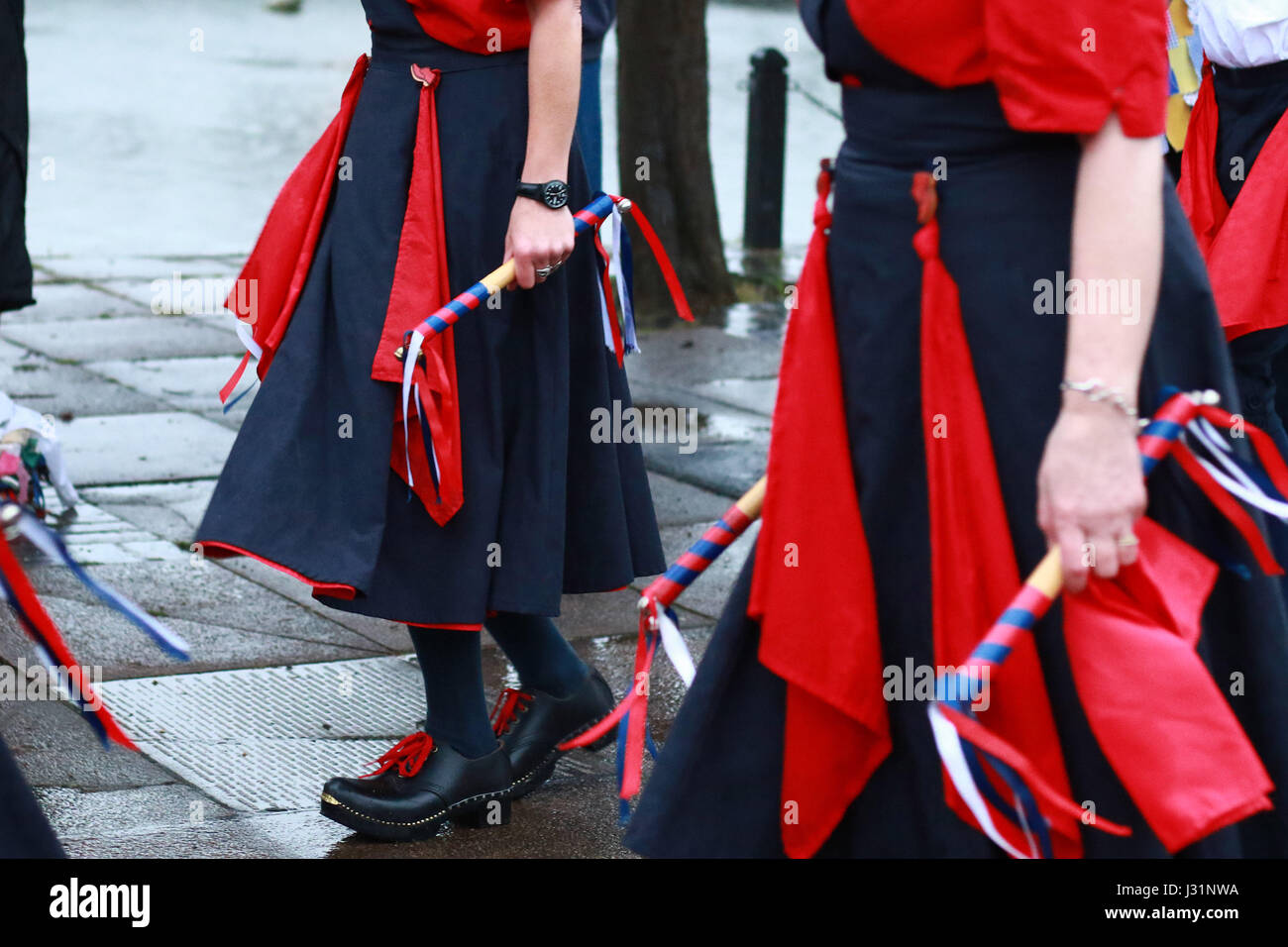 May day morris dancing peterborough hi-res stock photography and images ...