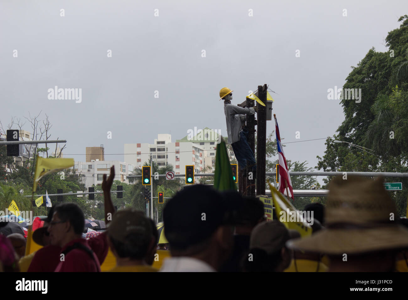 San Juan, Puerto Rico. 1st May, 2017. Puerto Rico National unemployment ...
