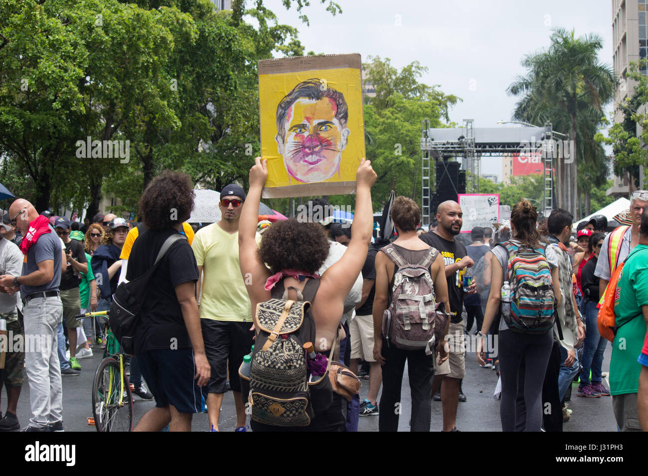 San Juan, Puerto Rico. 1st May, 2017. Puerto Rico National unemployment ...