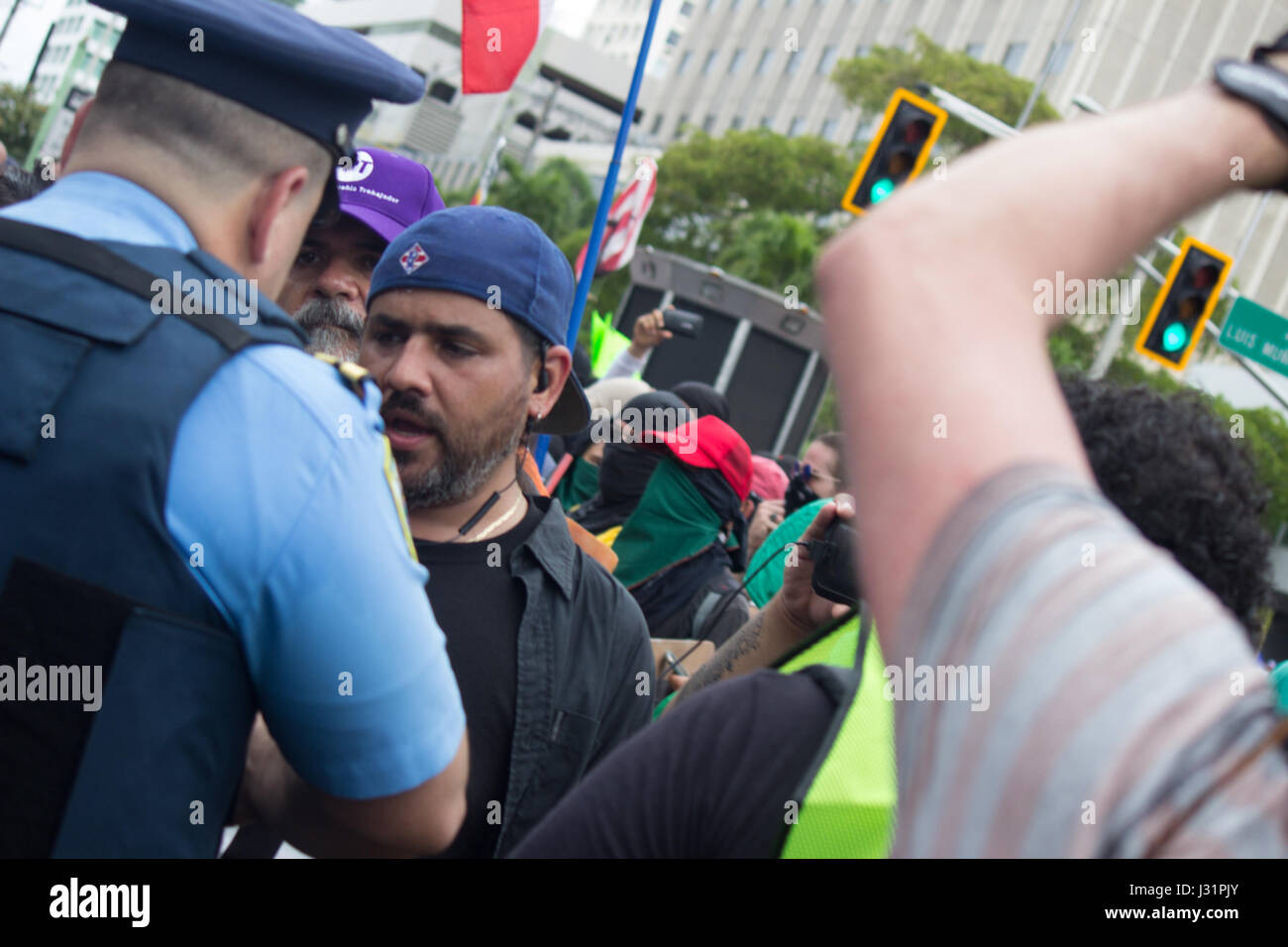 San Juan, Puerto Rico. 1st May, 2017. Puerto Rico National unemployment ...