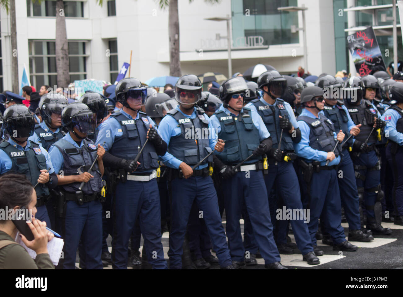 San Juan, Puerto Rico. 1st May, 2017. Puerto Rico National unemployment ...
