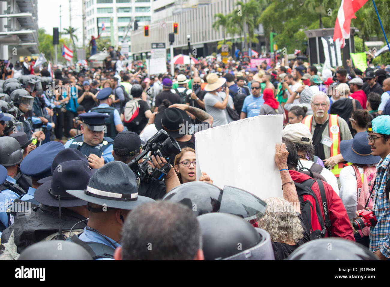 San Juan, Puerto Rico. 1st May, 2017. Puerto Rico National unemployment ...