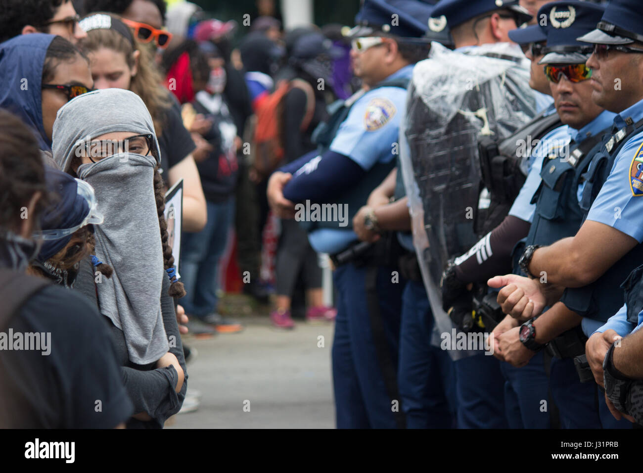 San Juan, Puerto Rico. 1st May, 2017. Puerto Rico National unemployment ...
