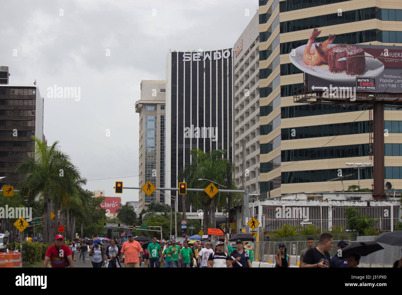 San Juan, Puerto Rico. 1st May, 2017. Puerto Rico National unemployment ...