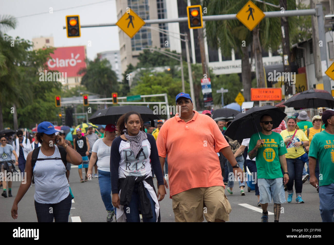 San Juan, Puerto Rico. 1st May, 2017. Puerto Rico National unemployment ...