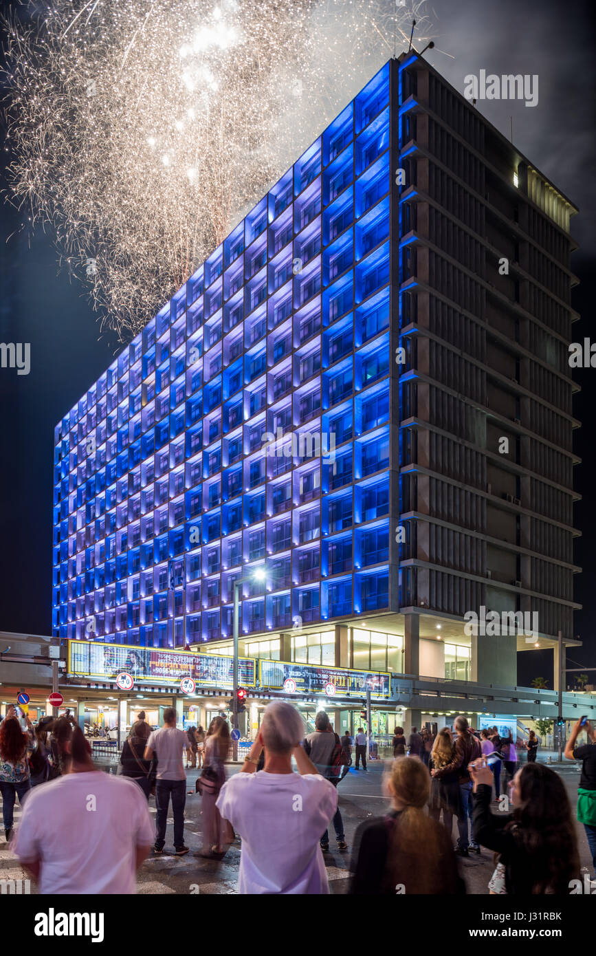 Independence day israel fireworks hi-res stock photography and images ...