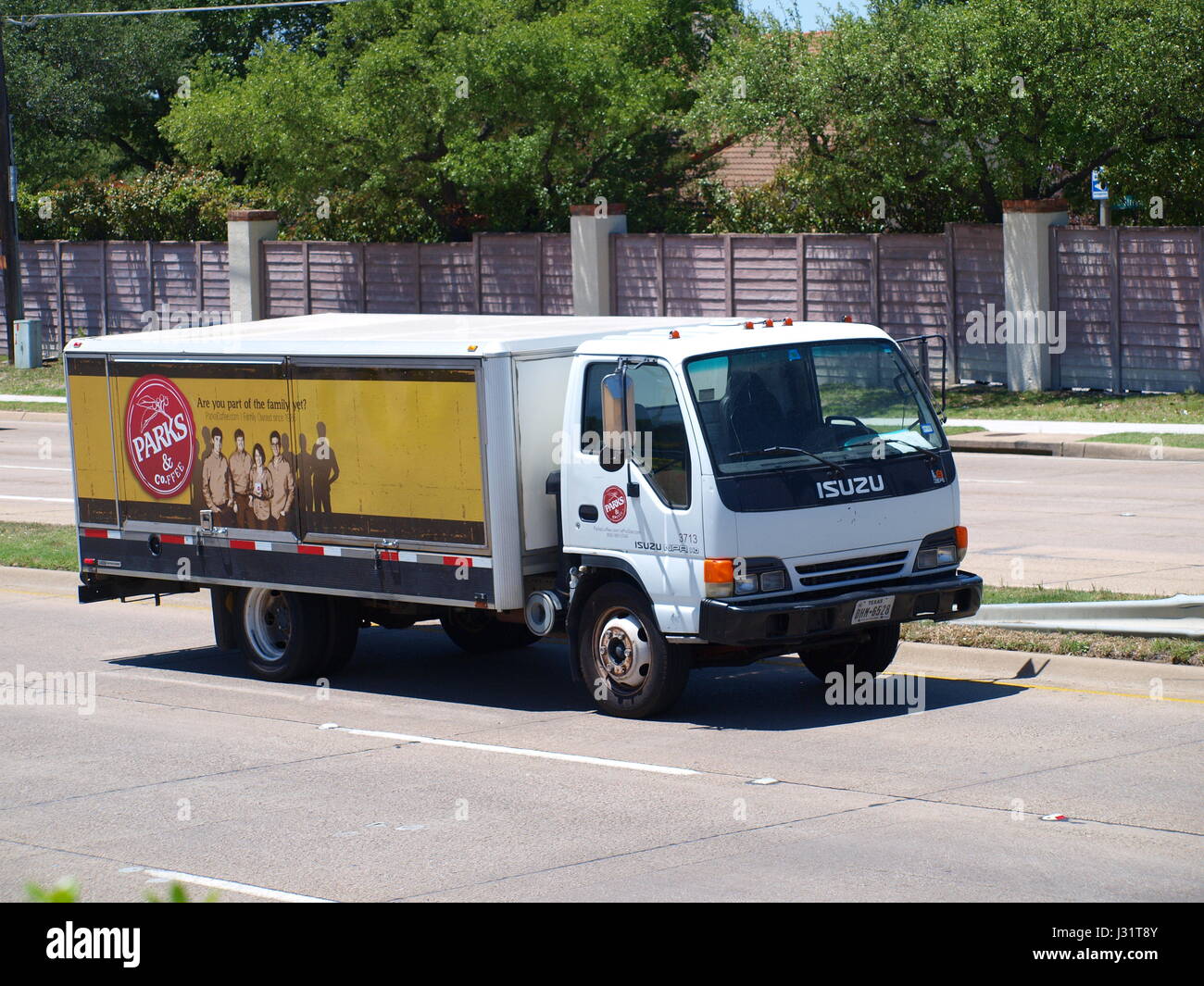 Car turning left intersection hi-res stock photography and images - Alamy