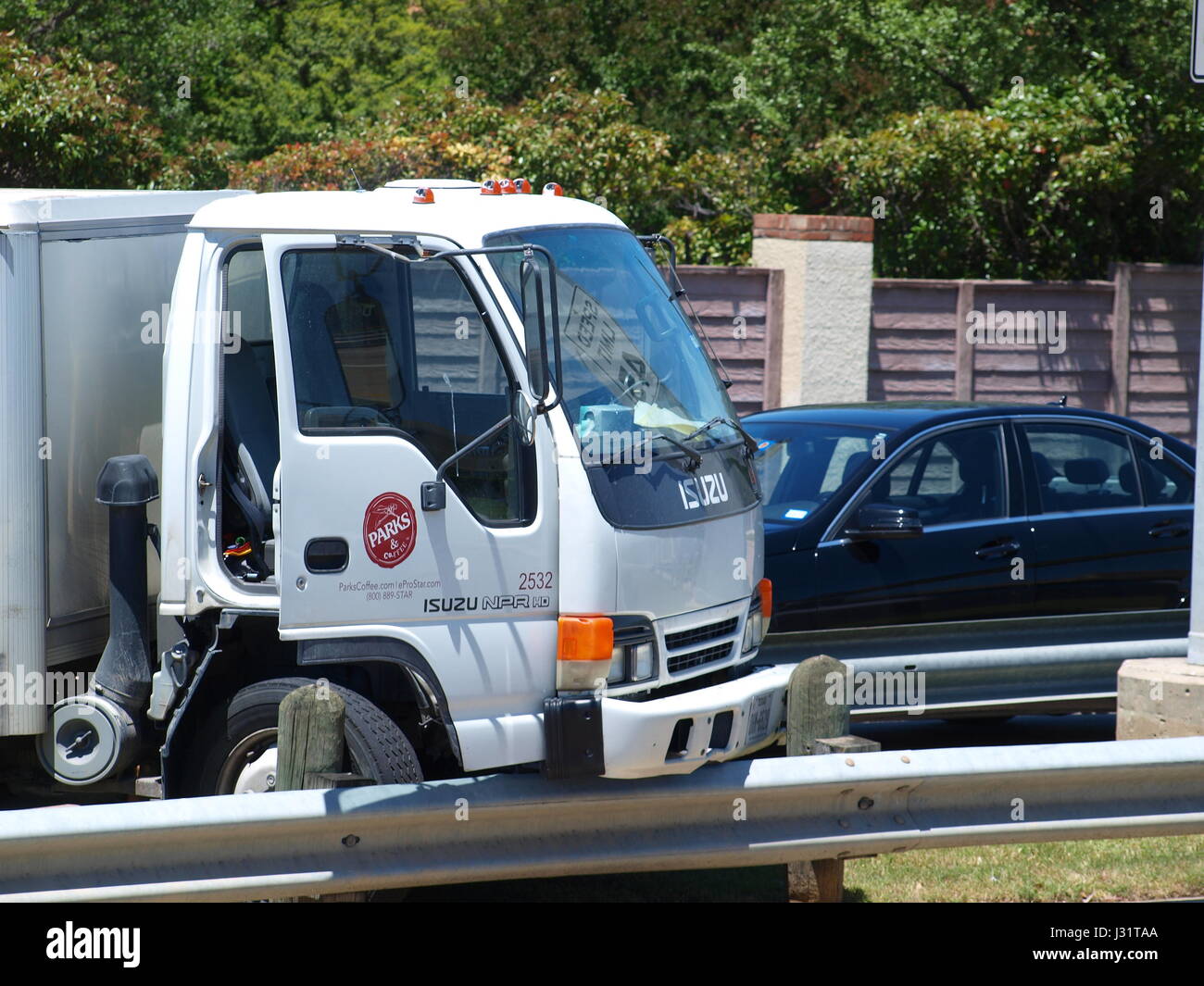 Driver rides with second truck hi-res stock photography and images - Alamy