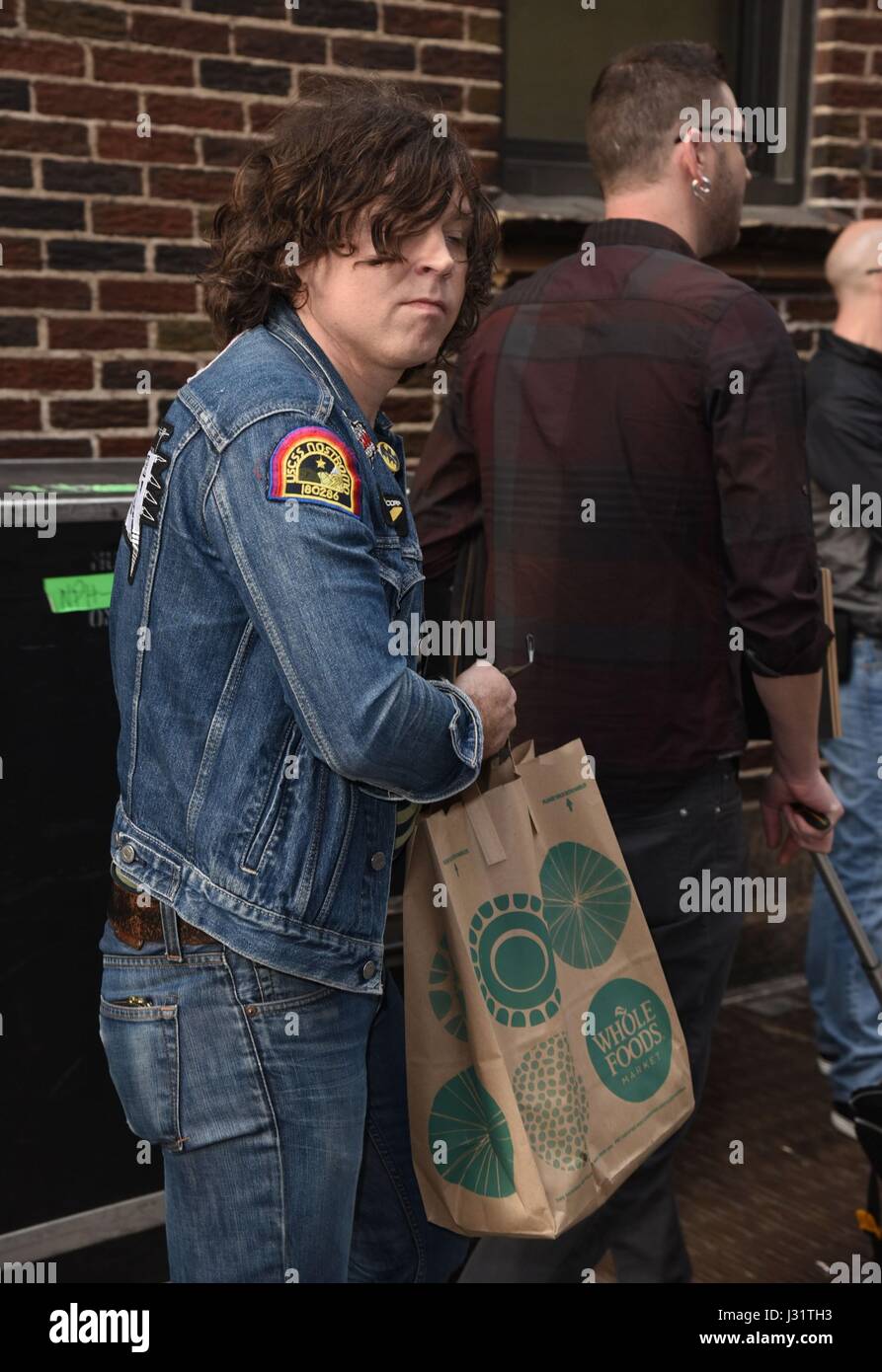 New York, NY, USA. 1st May, 2017. Ryan Adams out and about for ...