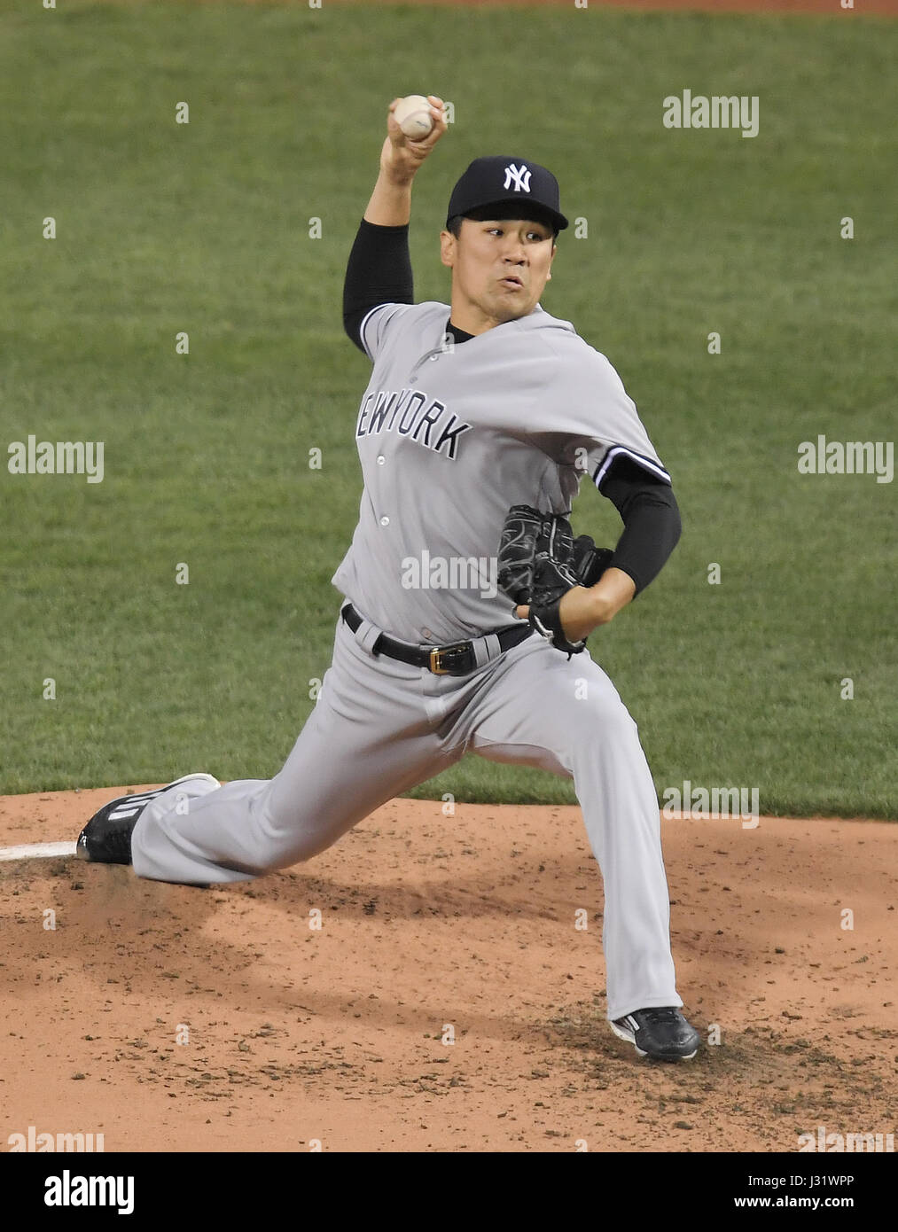 Boston, Massachusetts, USA. 27th Apr, 2017. Masahiro Tanaka (Yankees ...
