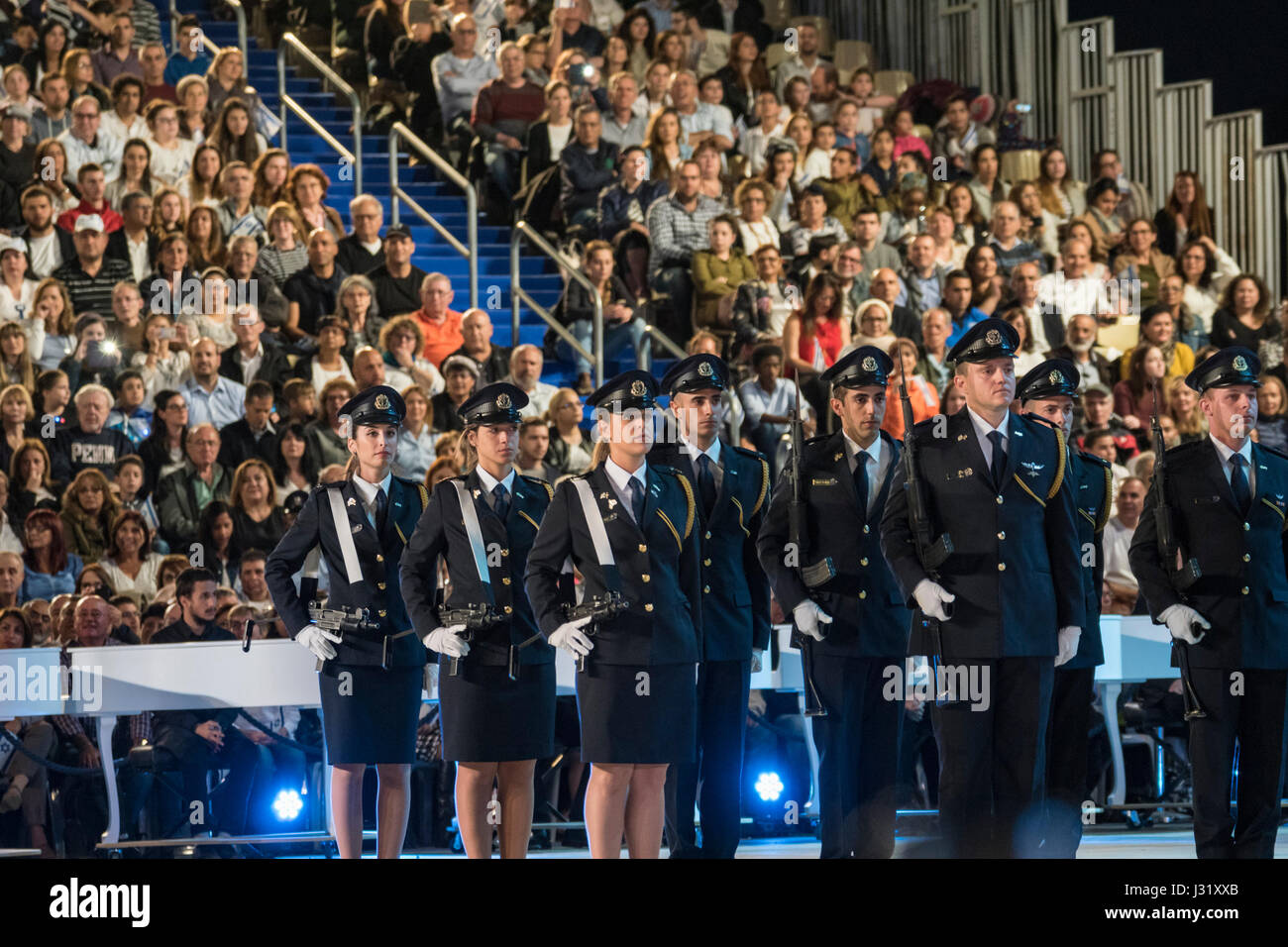 Jerusalem, Israel. Members of the security guard of the Knesset - the ...
