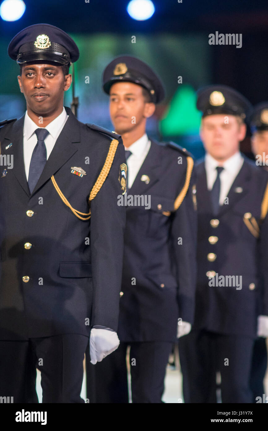 Jerusalem, Israel. Members of the security guard of the Knesset - the ...
