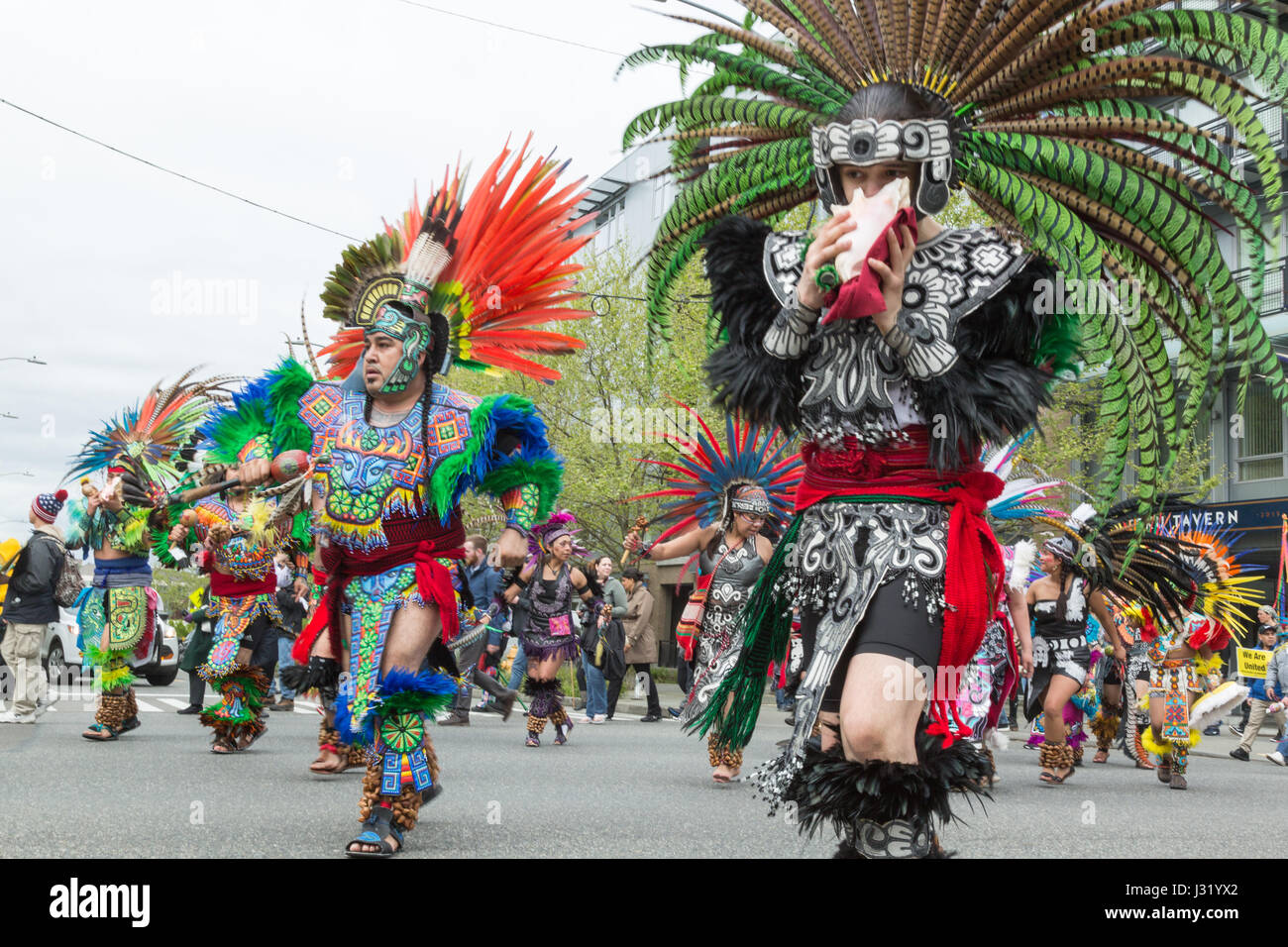 Seattle, USA. 1st May, 2017. The puget sound area Native Americans ...
