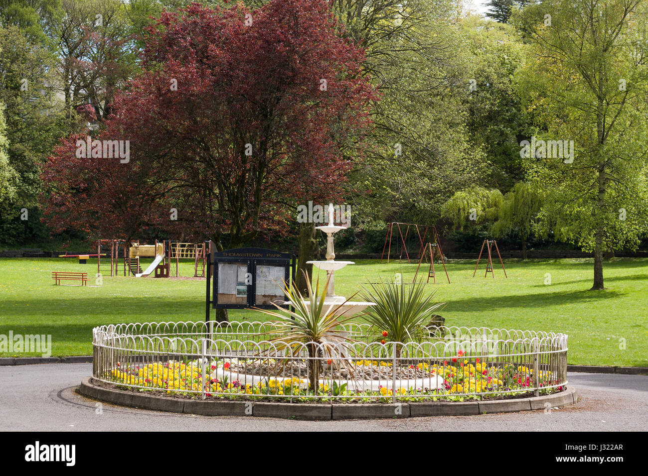 Thomastown Park, Merthyr Tydfil, South Wales. 2nd May 2017. UK weather ...