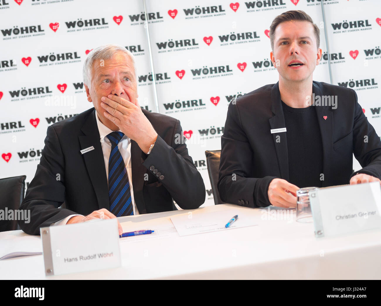 Nuremberg, Germany. 2nd May, 2017. Founder Hans Rudolf Woehrl and his ...