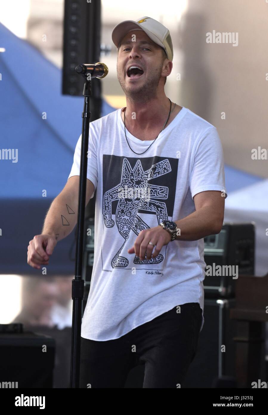 New York, NY, USA. 2nd May, 2017. Ryan Tedder on stage for NBC Today ...