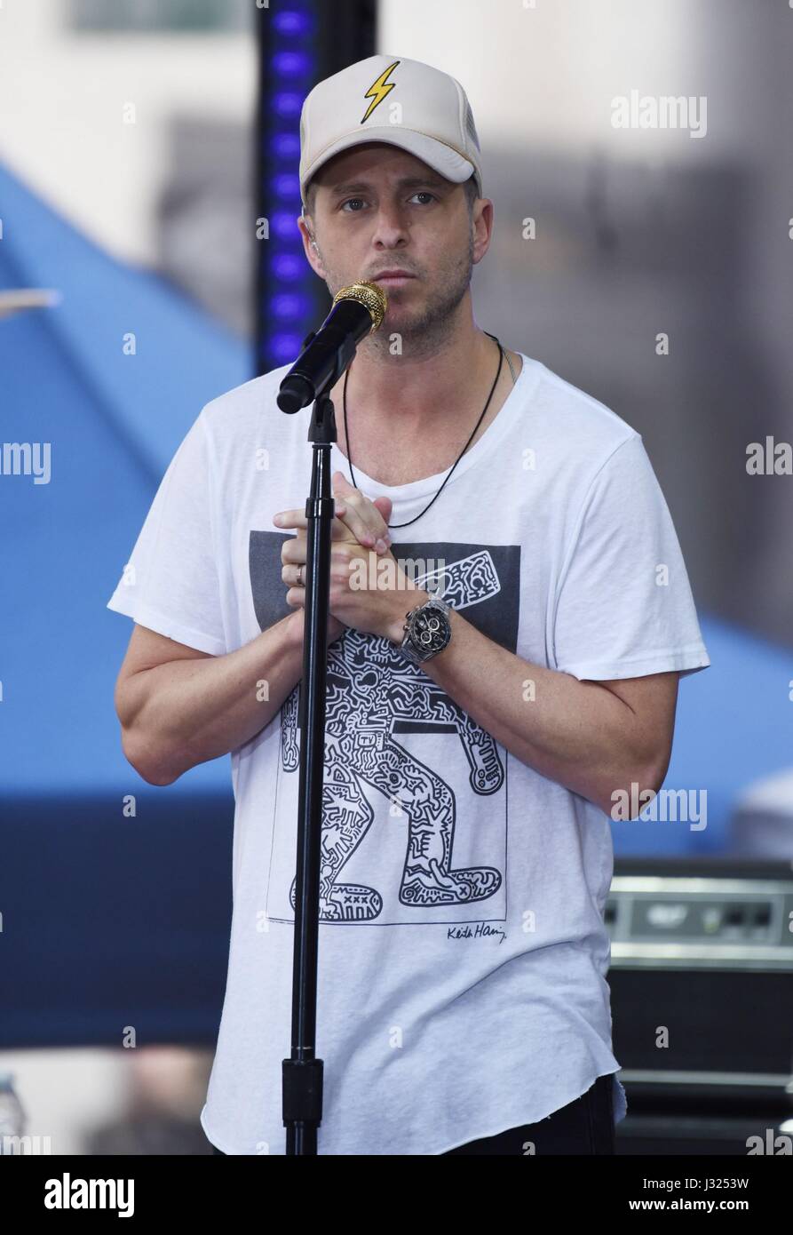 New York, NY, USA. 2nd May, 2017. Ryan Tedder on stage for NBC Today ...
