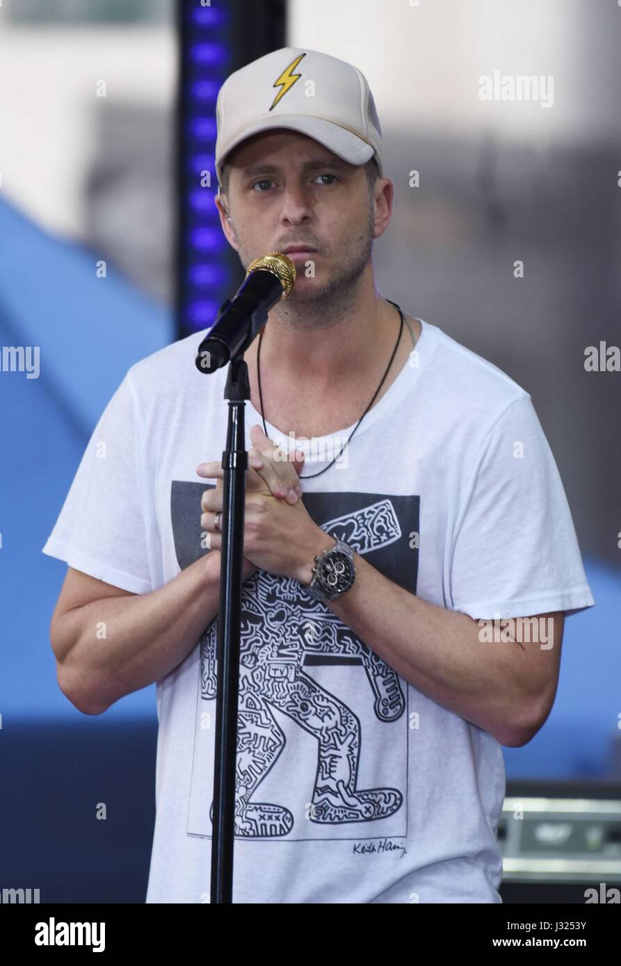 New York, NY, USA. 2nd May, 2017. Ryan Tedder on stage for NBC Today ...
