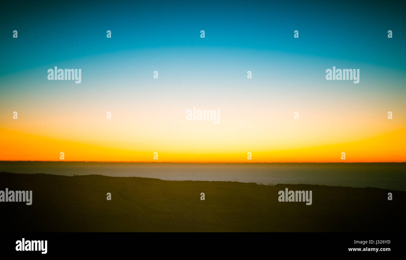 sea sunset with highlight Stock Photo - Alamy