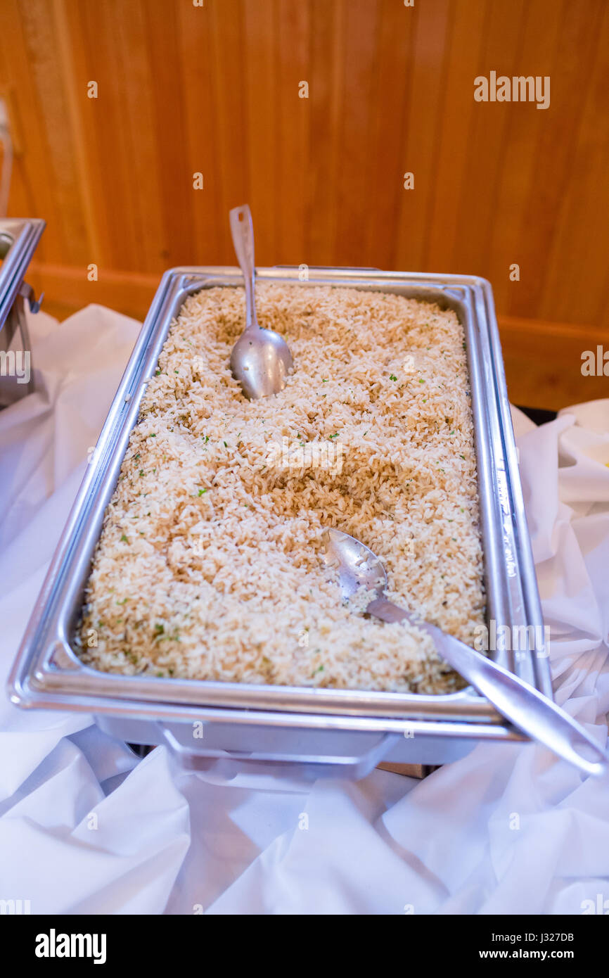Wedding Buffet Dinner Stock Photo - Alamy
