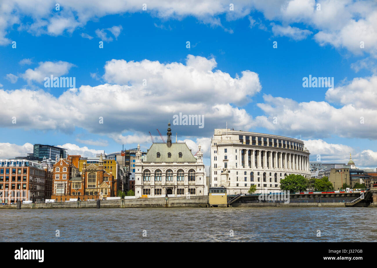 Iconic buildings Carmelite House, 60 Victoria Embankment and Unilever ...