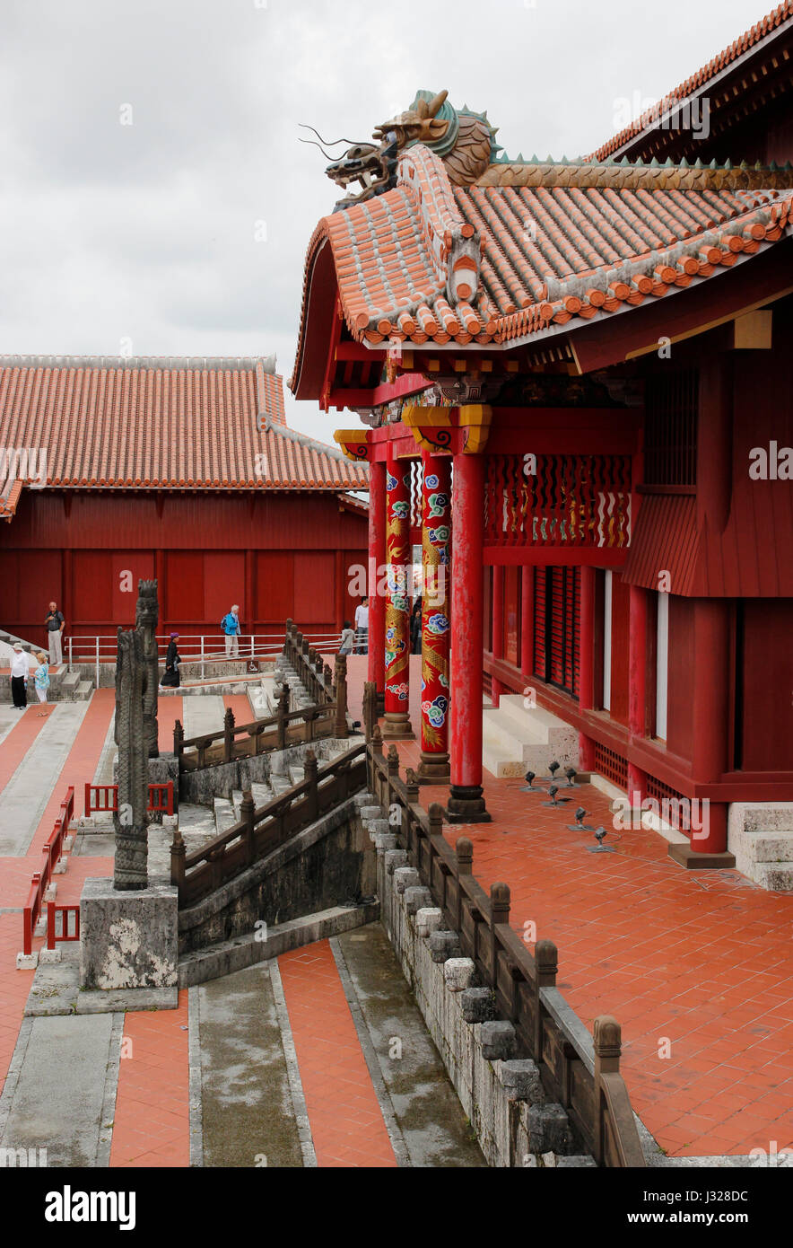 Visiting Shuri Castle Stock Photo - Alamy