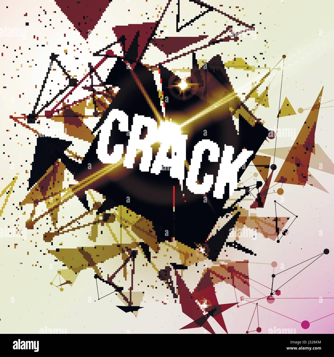 Abstract explosion background. Vector illustration Stock Vector Image ...