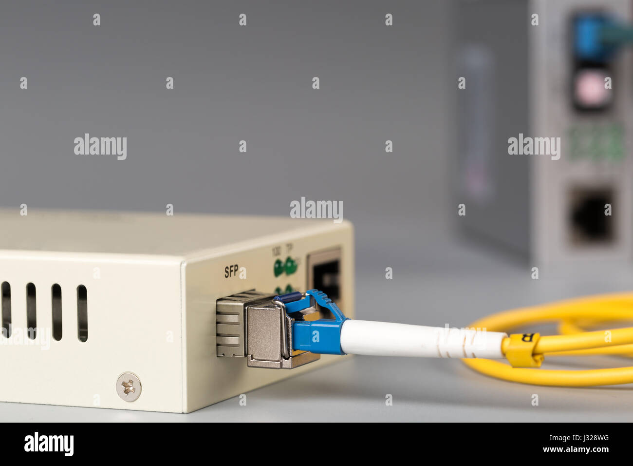 Fiber media converter hi-res stock photography and images - Alamy