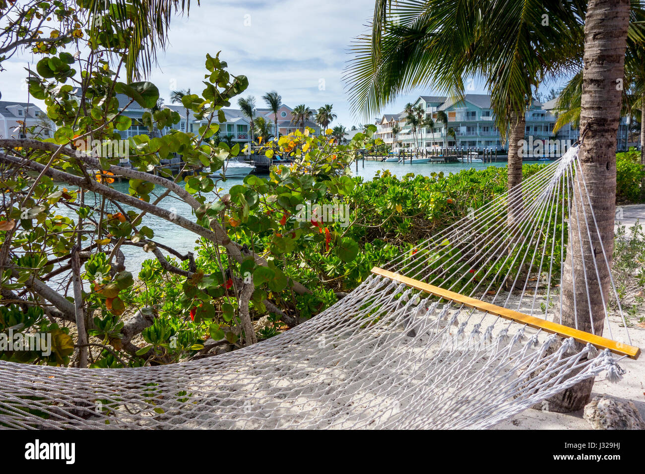 sandyport, Marina, resort, Village, New Providence, Bahamas Stock Photo ...