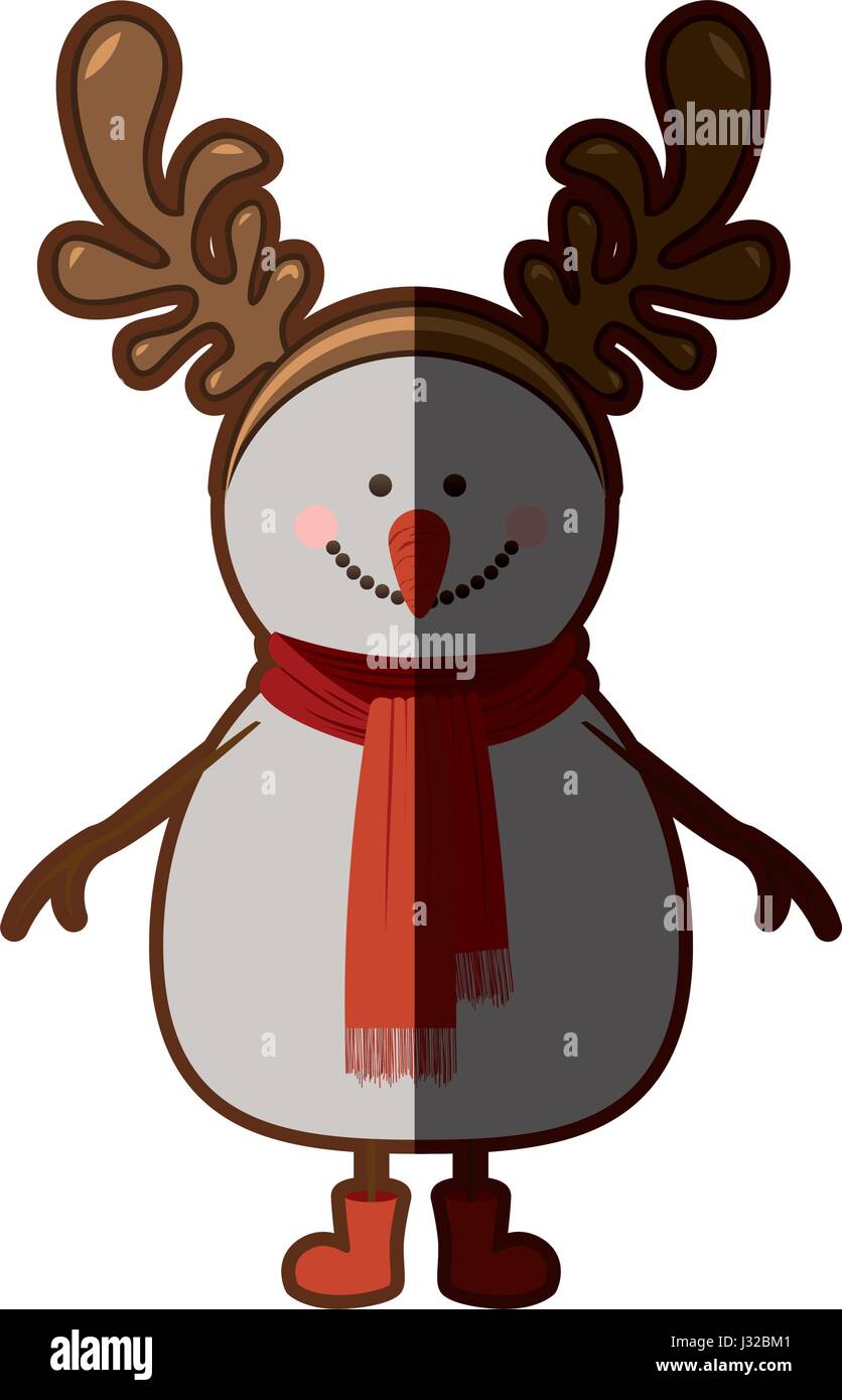 Red silhouette snowman face hi-res stock photography and images - Alamy