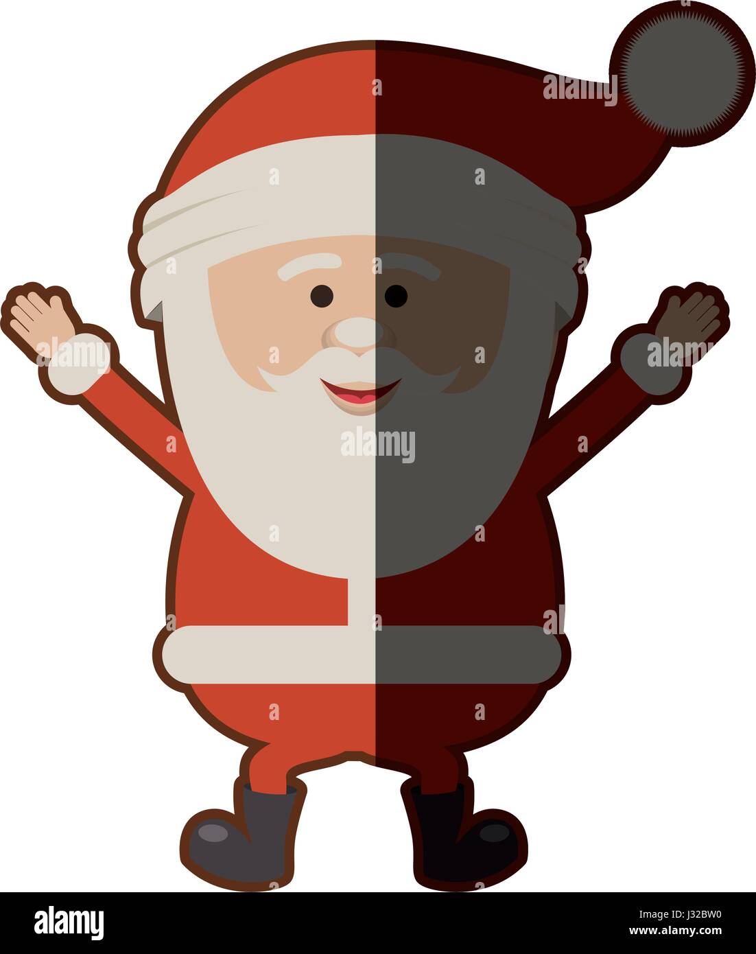 Male half shadow Stock Vector Images - Alamy