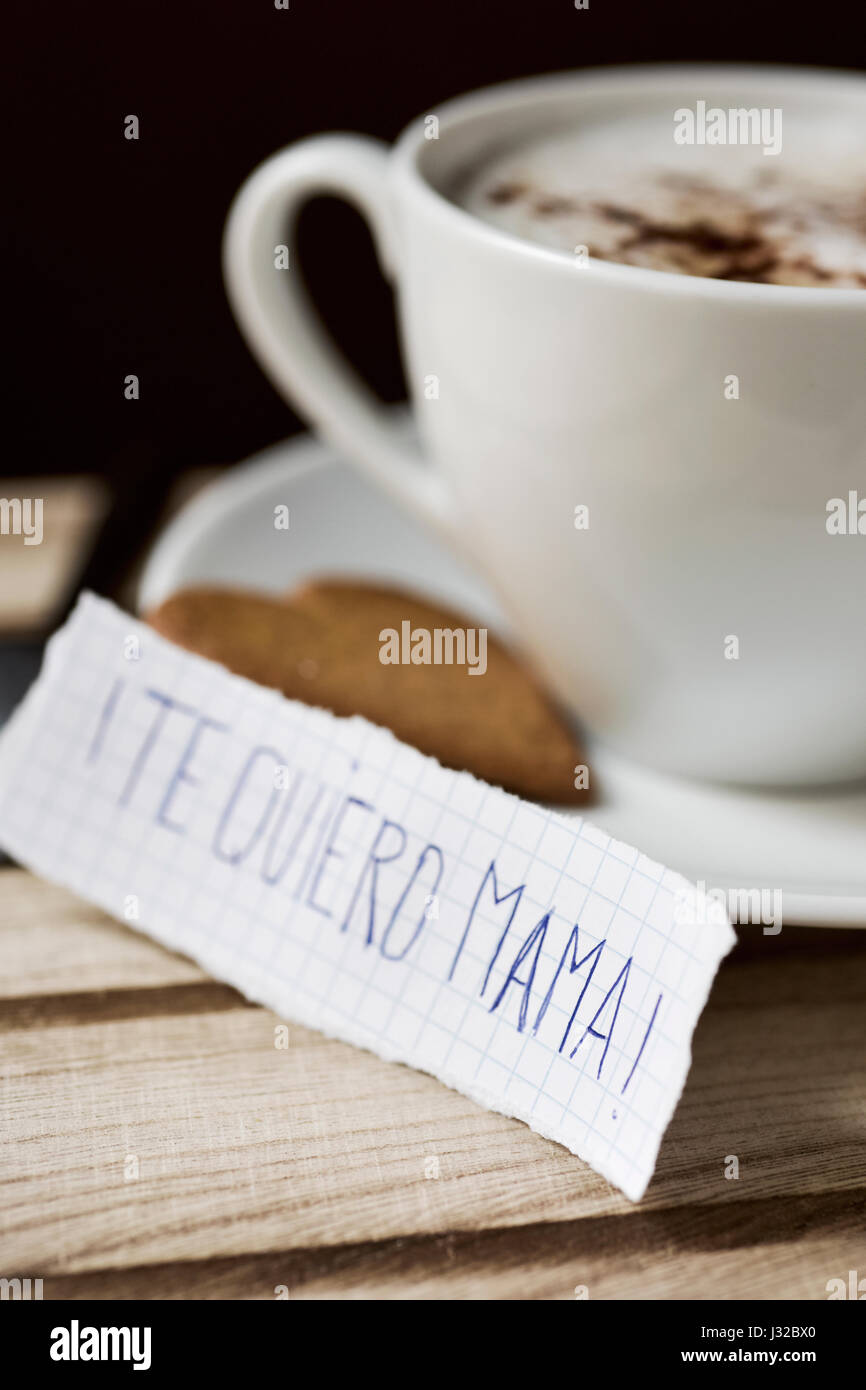 Te quiero mama hi-res stock photography and images - Alamy