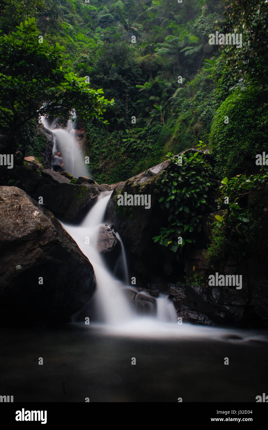 The hidden waterfall Stock Photo - Alamy