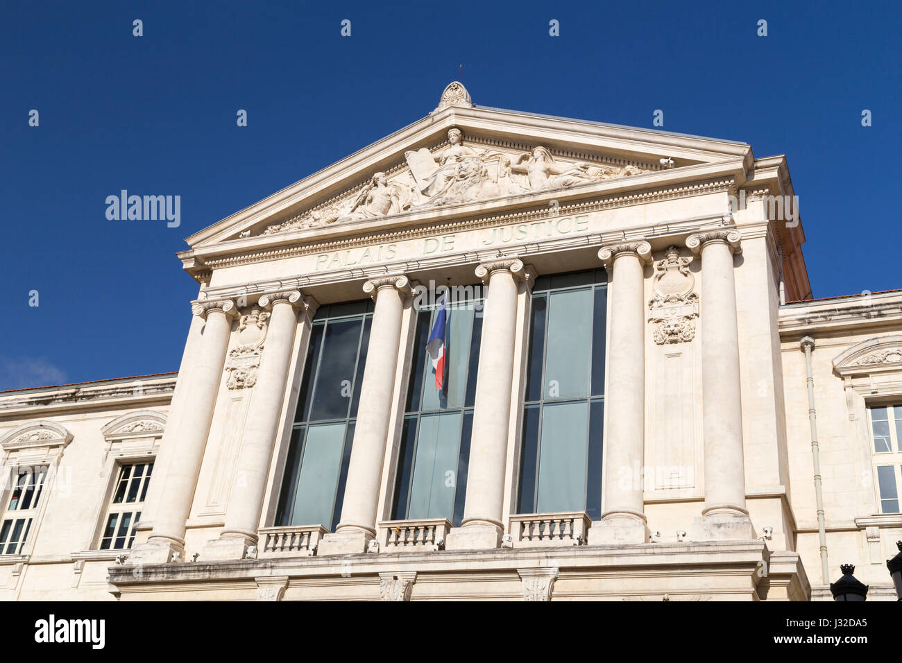 France, Nice, the law courts "Palais de Justice Stock Photo - Alamy