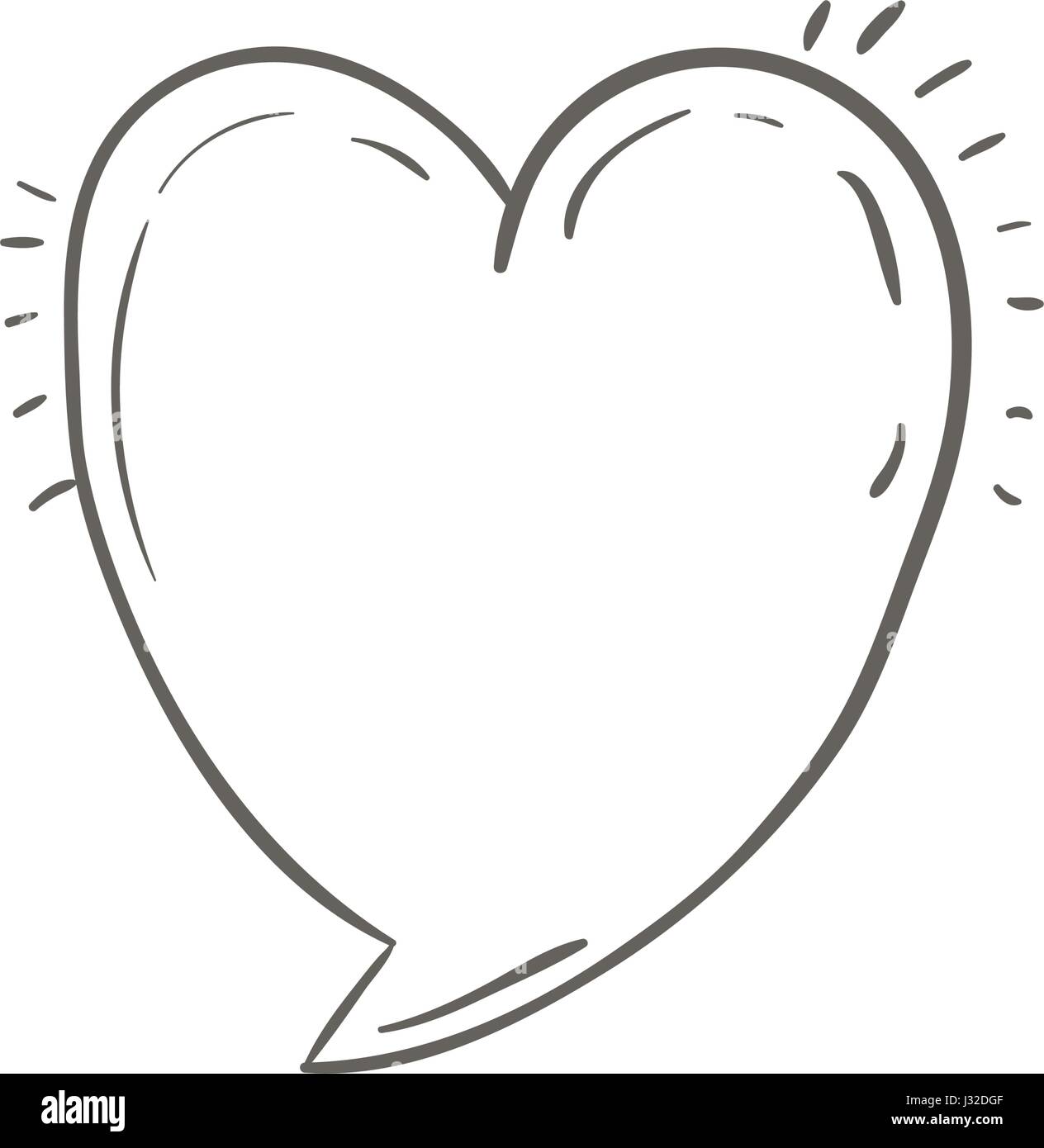 Heart callout Cut Out Stock Images & Pictures - Alamy