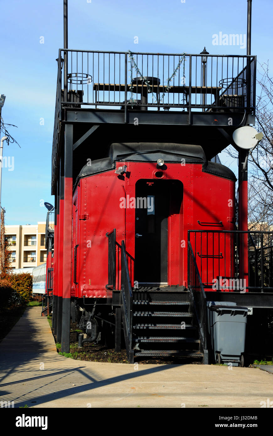 USC Cockaboose Railroad includes colorful caboose used for tailgating ...