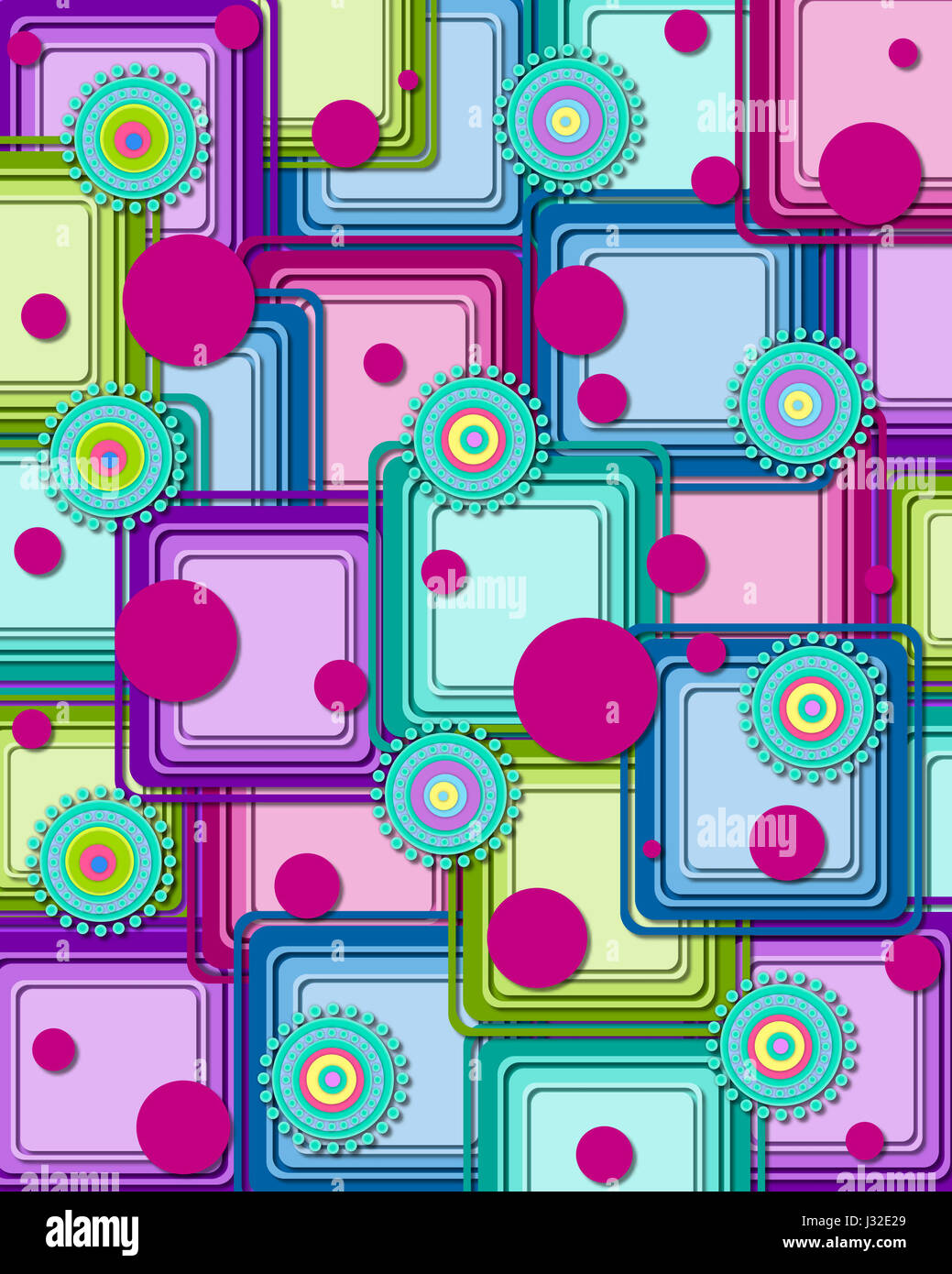 2d shapes hi-res stock photography and images - Alamy