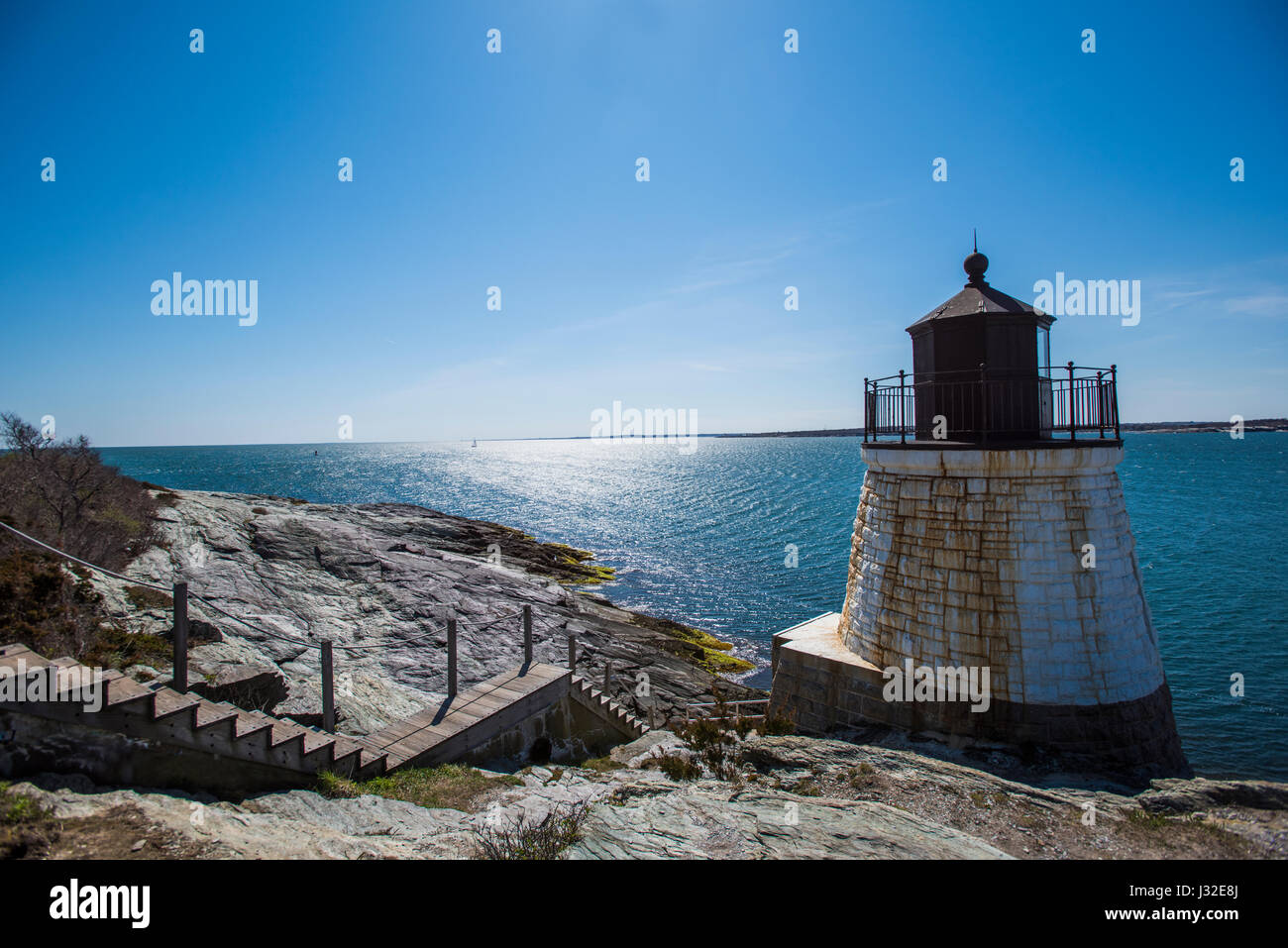 Castle Hill Lighthouse Stock Photo - Alamy