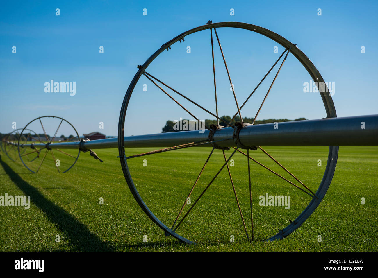 Wheel line irrigation hi-res stock photography and images - Alamy