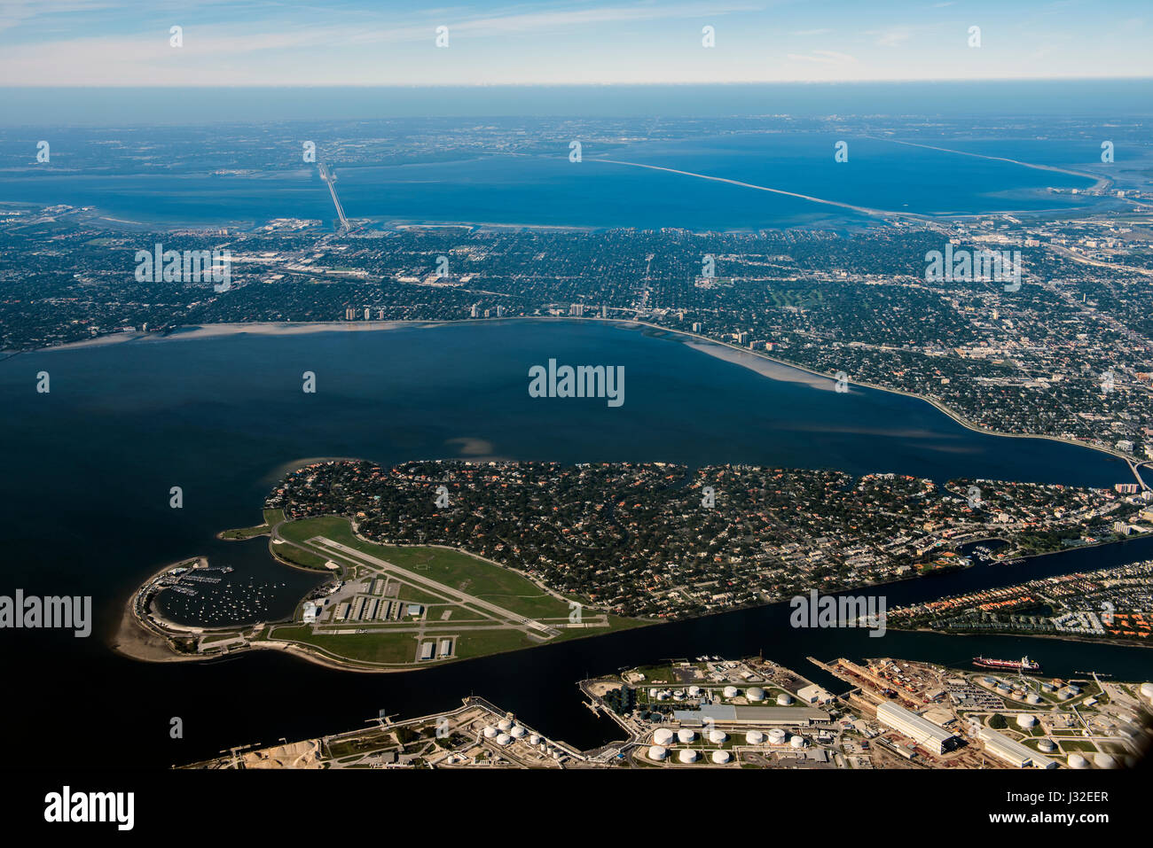 Tampa, Florida Aerial View Stock Photo - Alamy